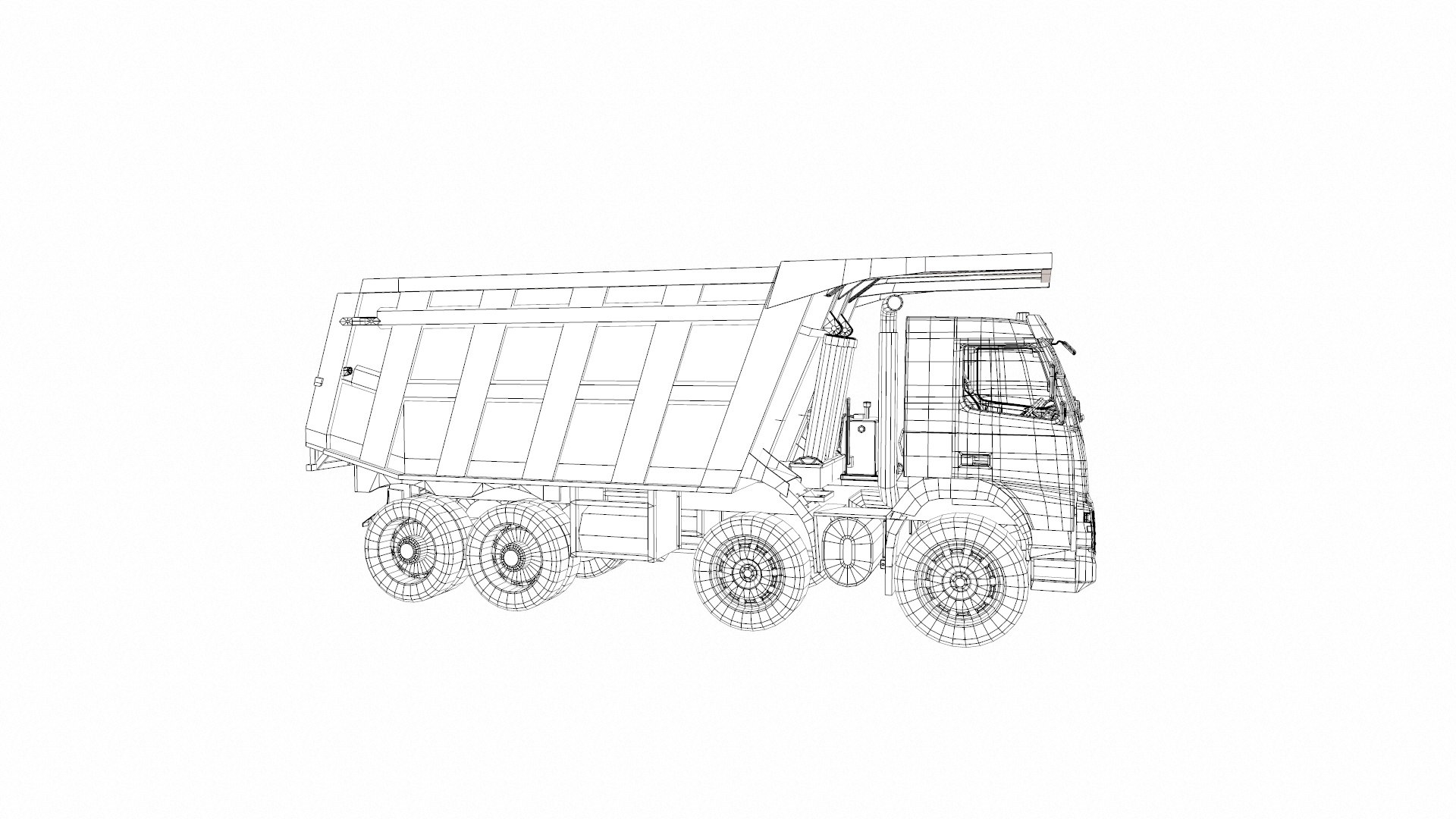 Tipper Truck 3D Model - TurboSquid 2343791
