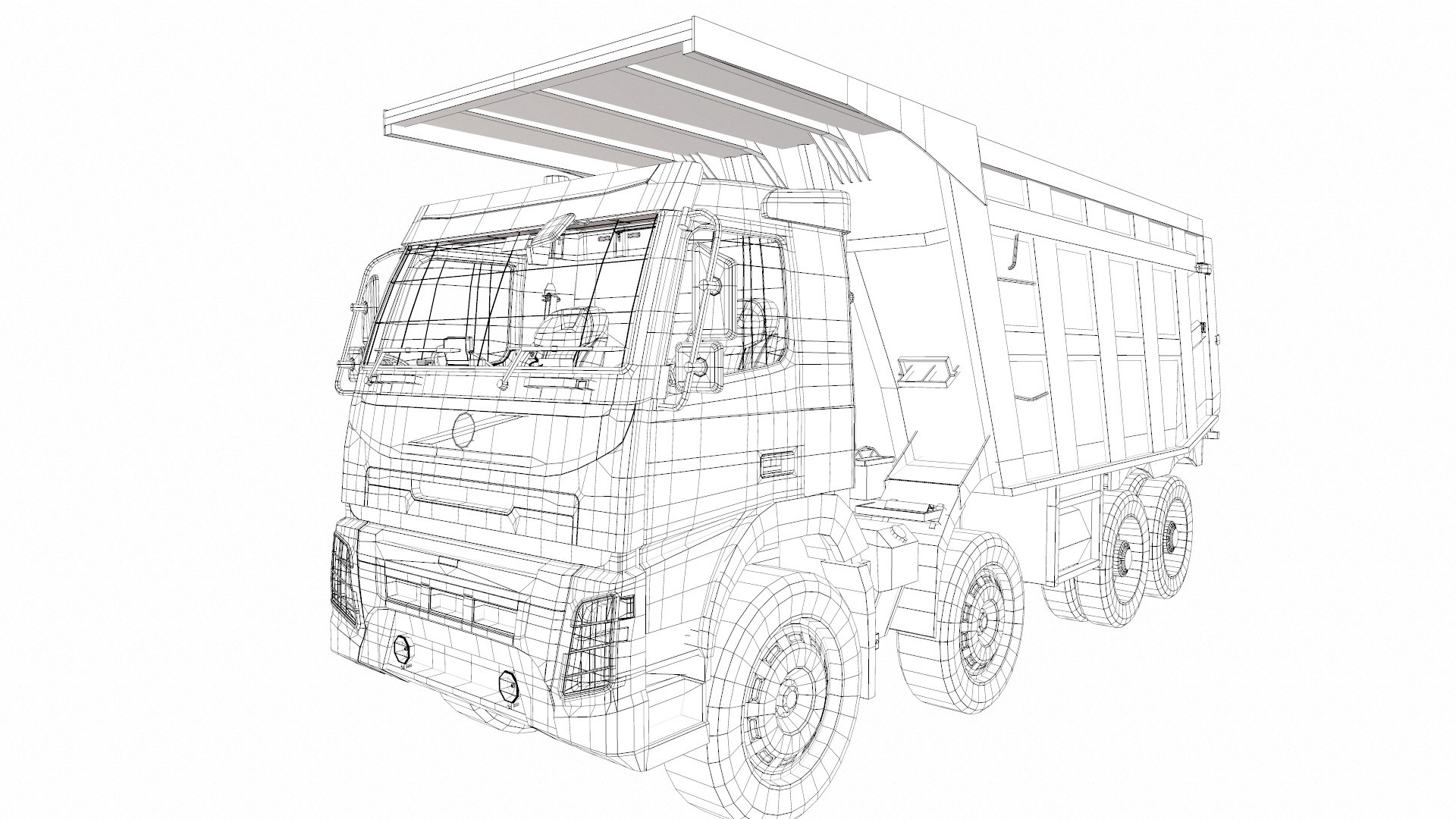 Tipper Truck 3D Model - TurboSquid 2343791