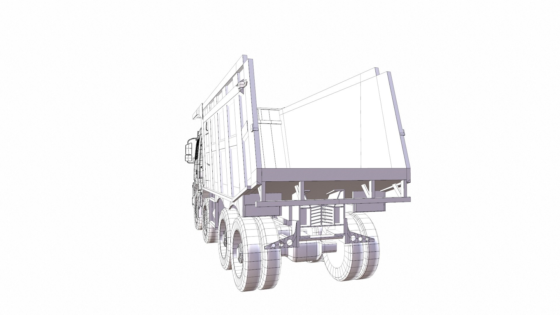 Tipper Truck 3D Model - TurboSquid 2343791