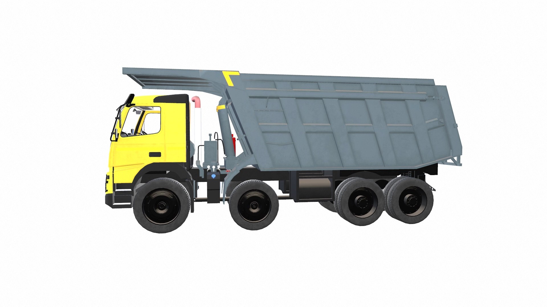 Tipper Truck 3D Model - TurboSquid 2343791