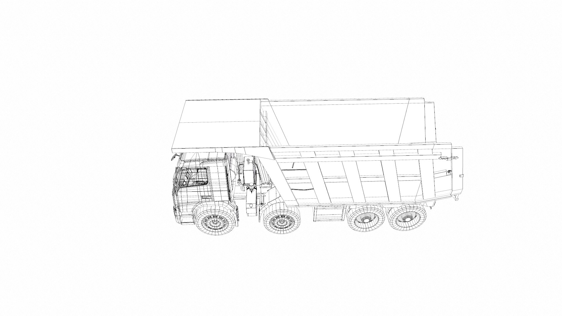 Tipper Truck 3D Model - TurboSquid 2343791