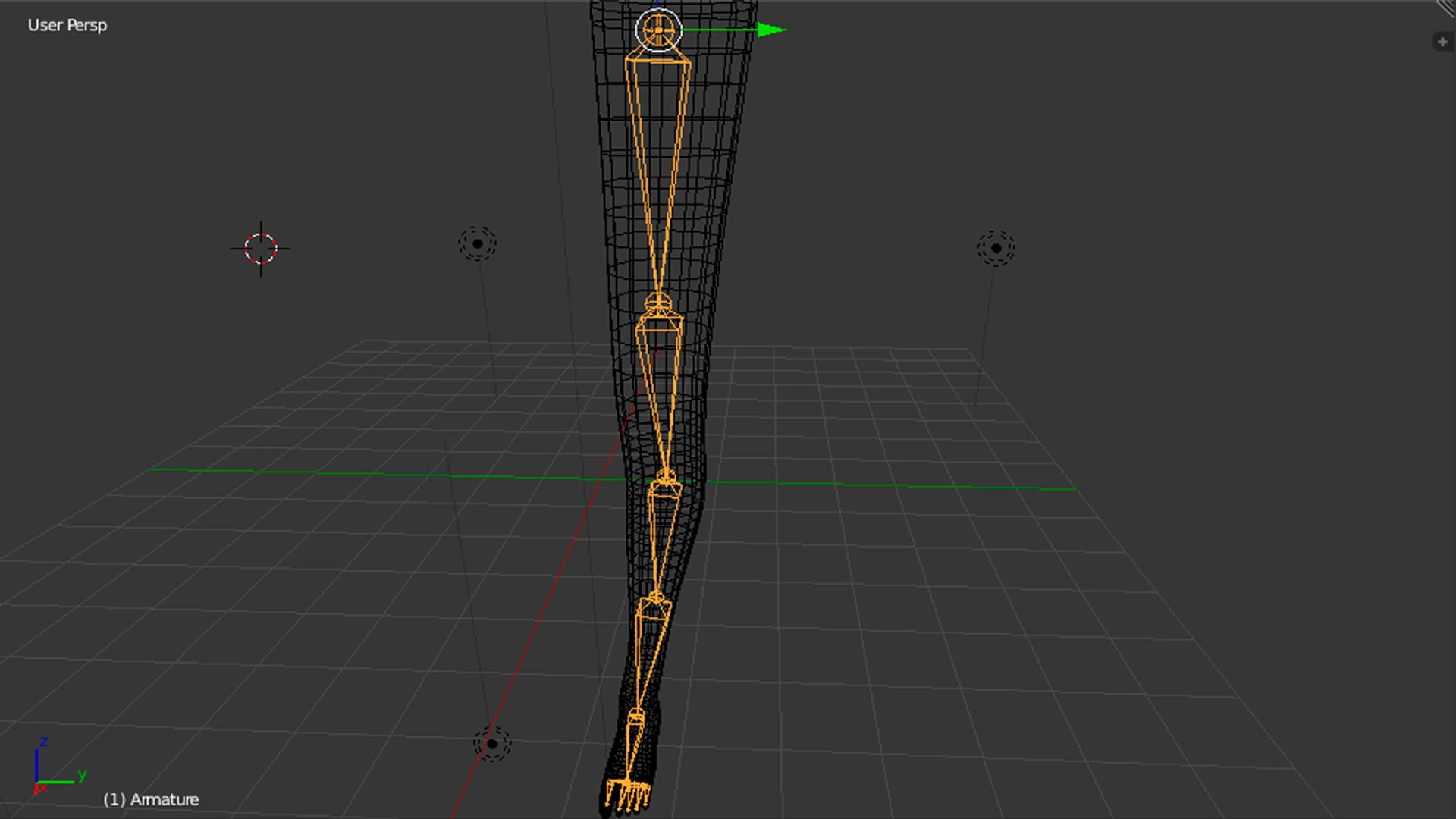 3D Rigging Female Leg Model - TurboSquid 1432811