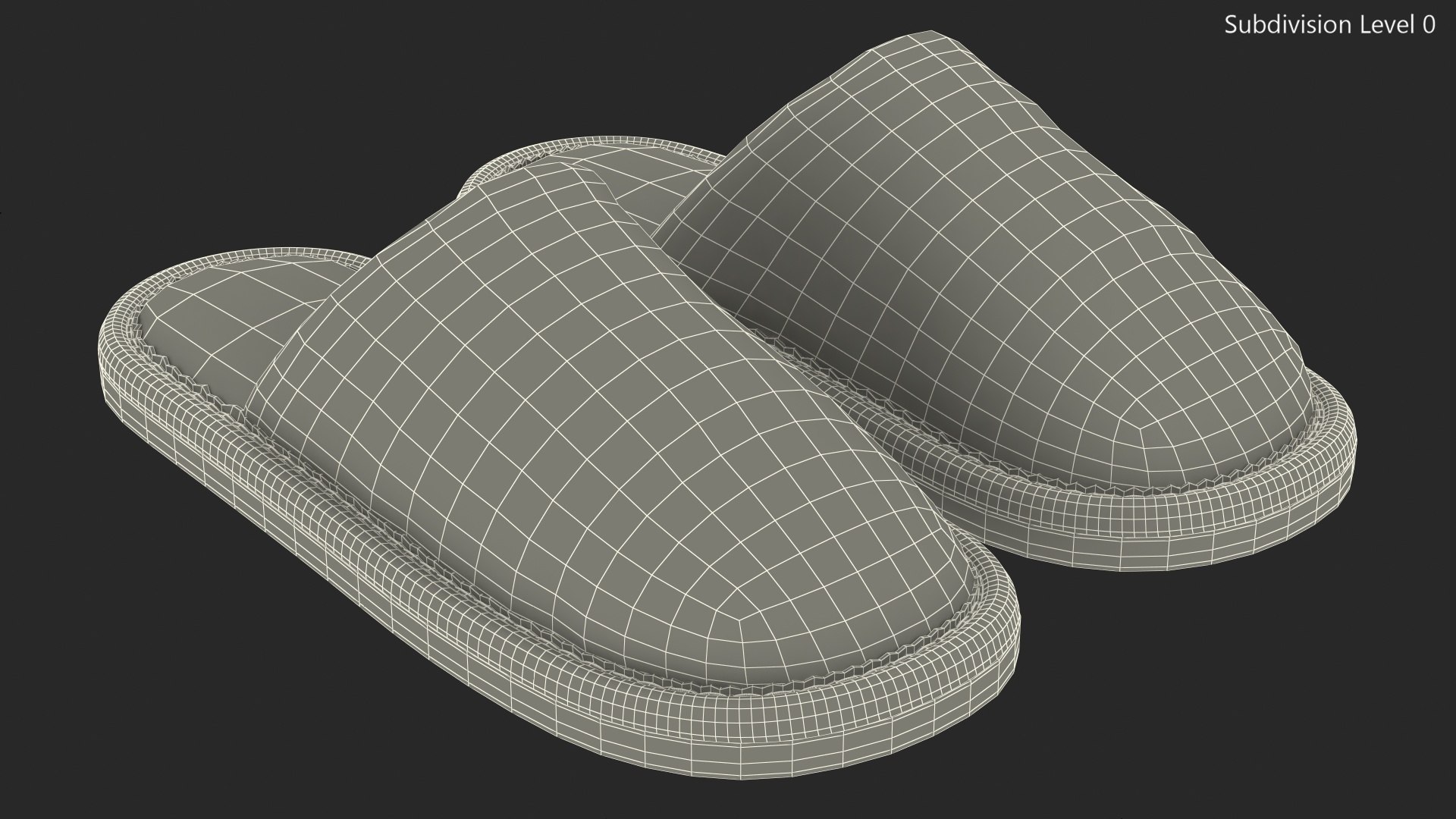 3D Mens Indoor House Slippers Model - TurboSquid 1468974