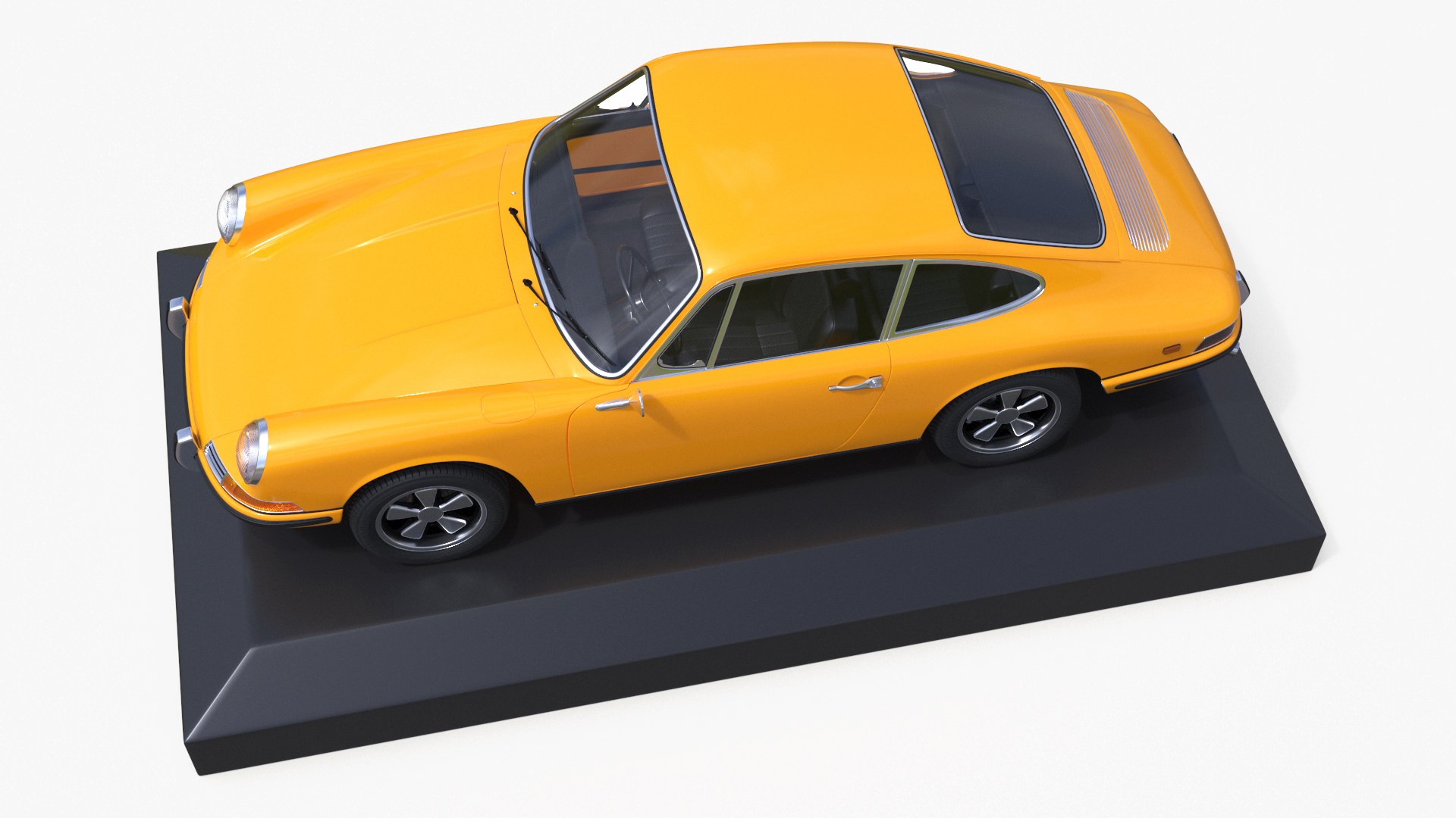 3D Scale Model Sport Car From 1960s On Pedestal Model - TurboSquid 2302344