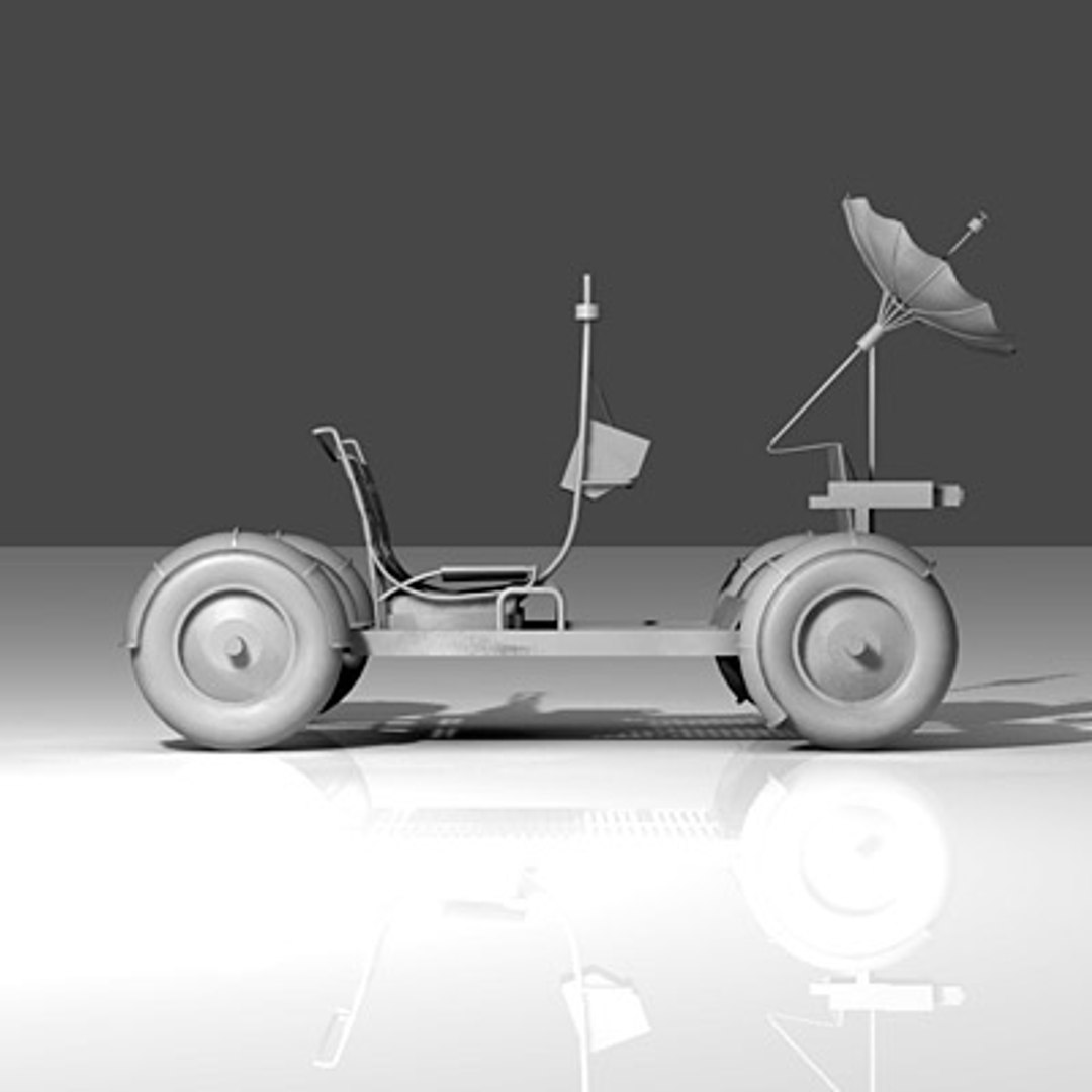 3d Model Of Lunar Roving Vehicle