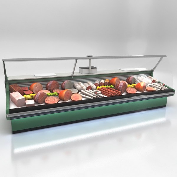 3d model deli counters