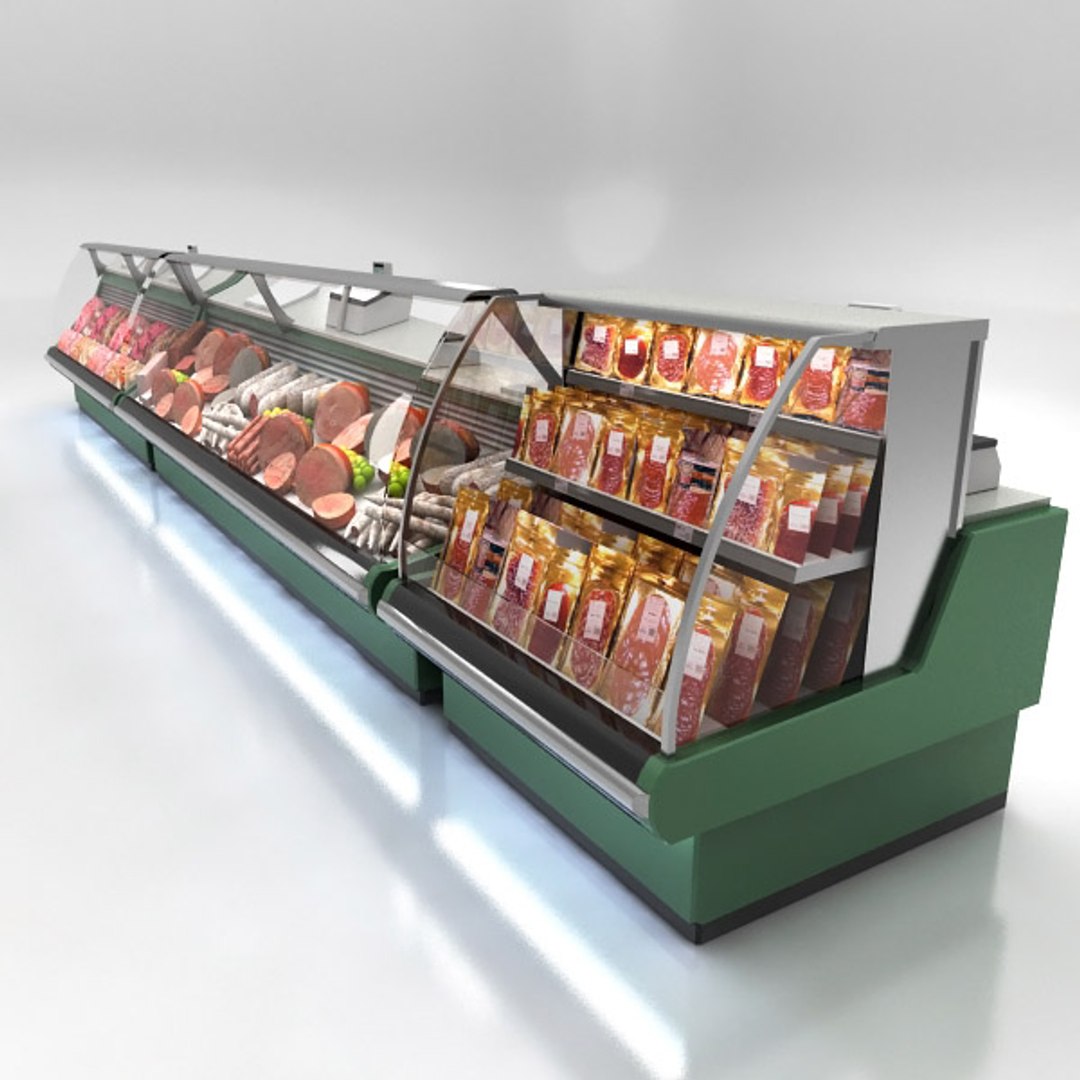3d Model Deli Counters
