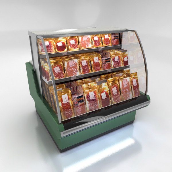 3d model deli counters