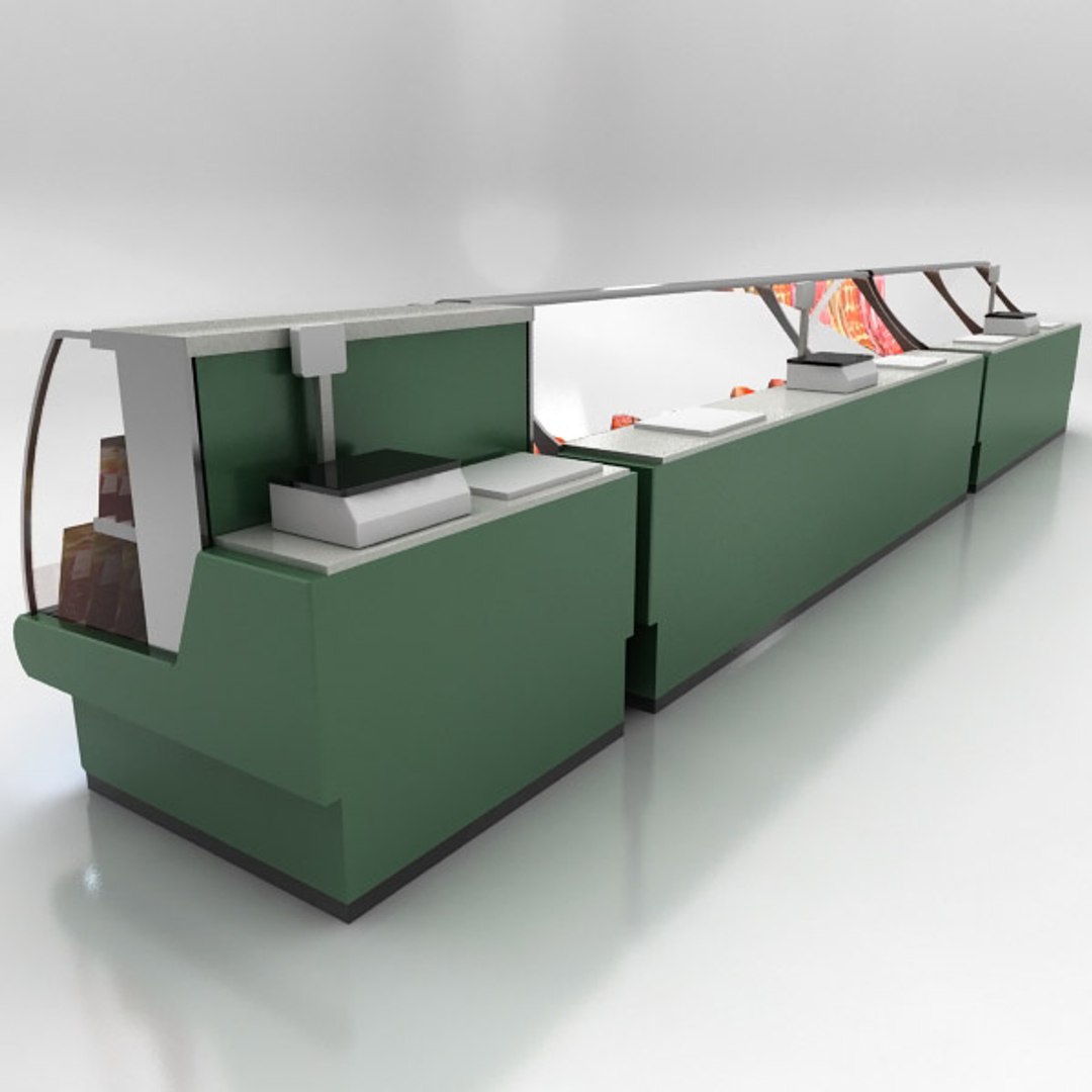 3d Model Deli Counters