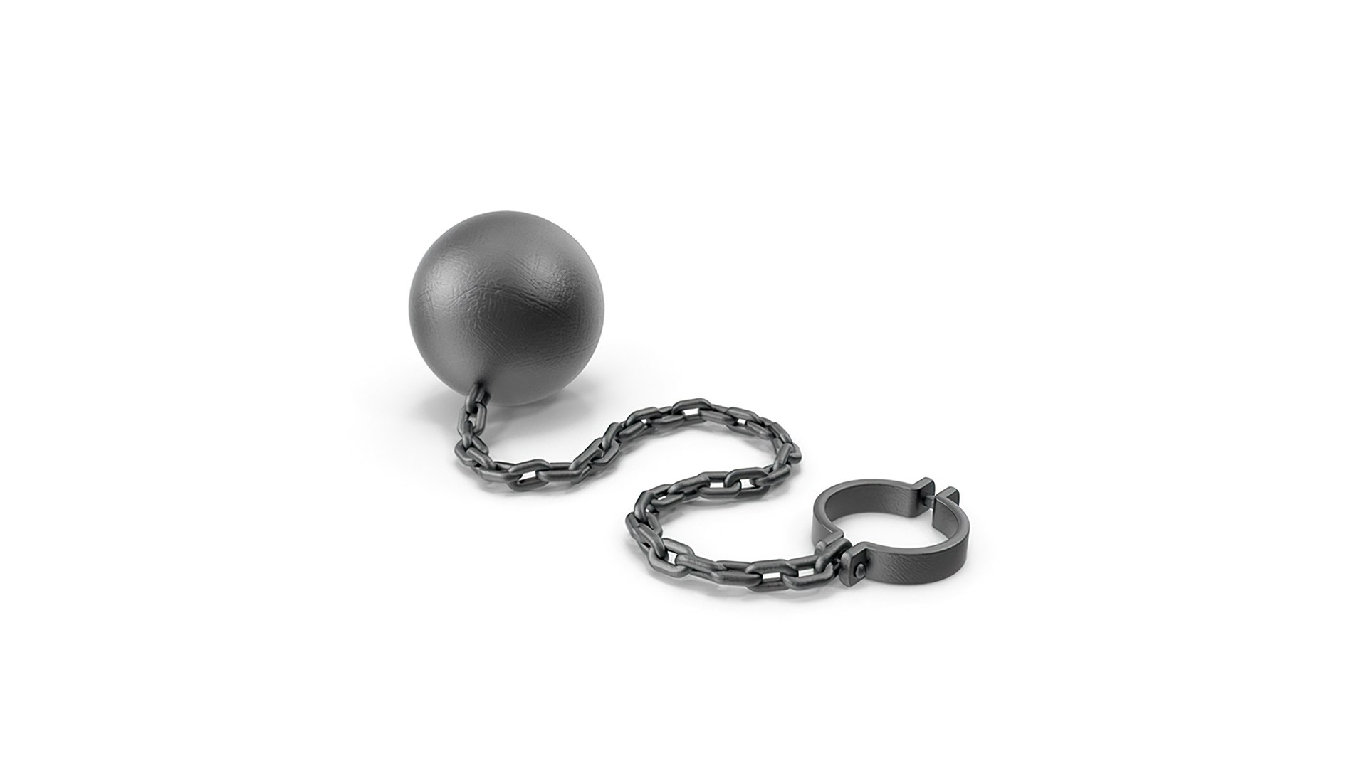 Ball And Chain 3D Model - TurboSquid 2167520