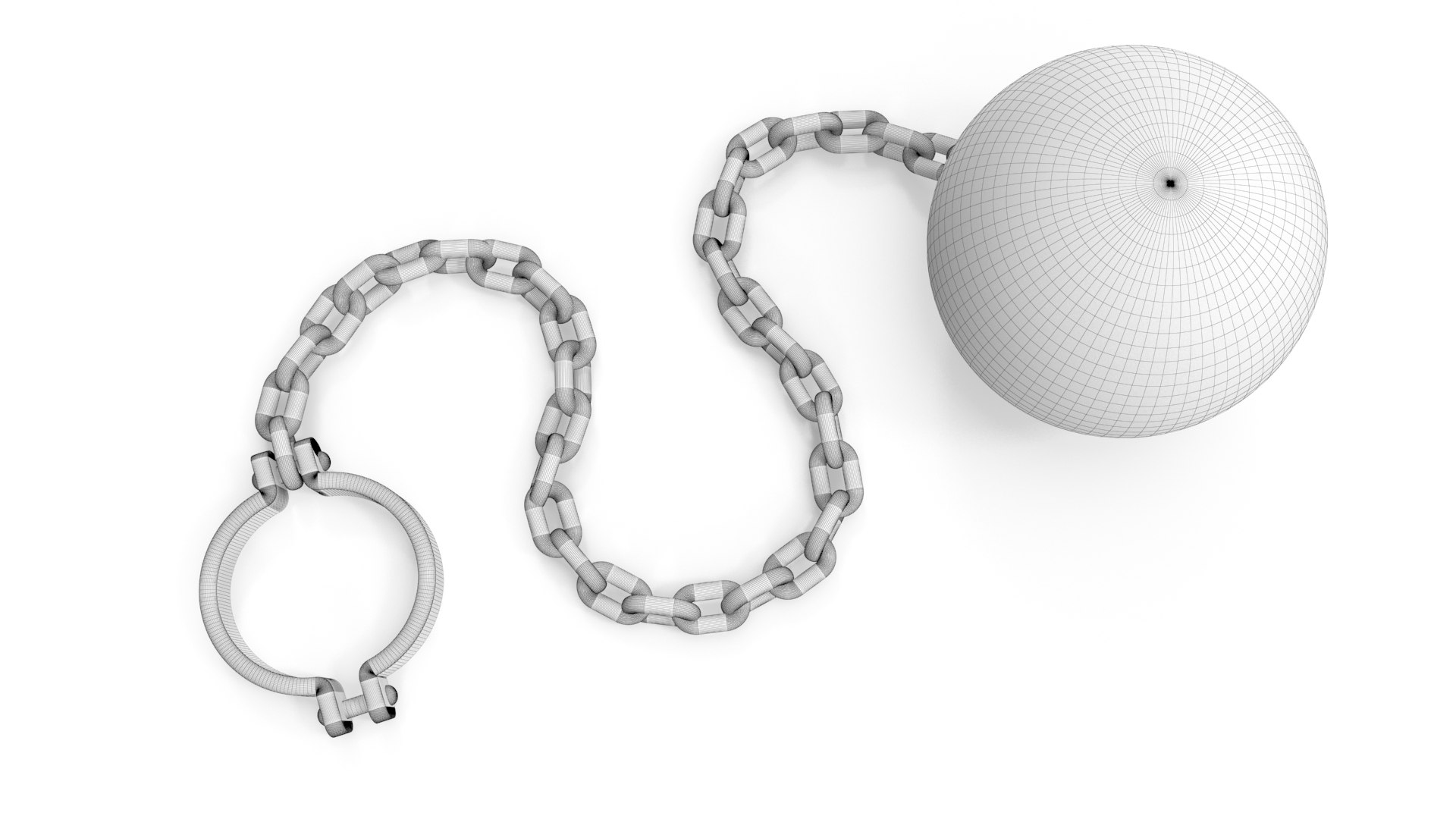 Ball And Chain 3D Model - TurboSquid 2167520