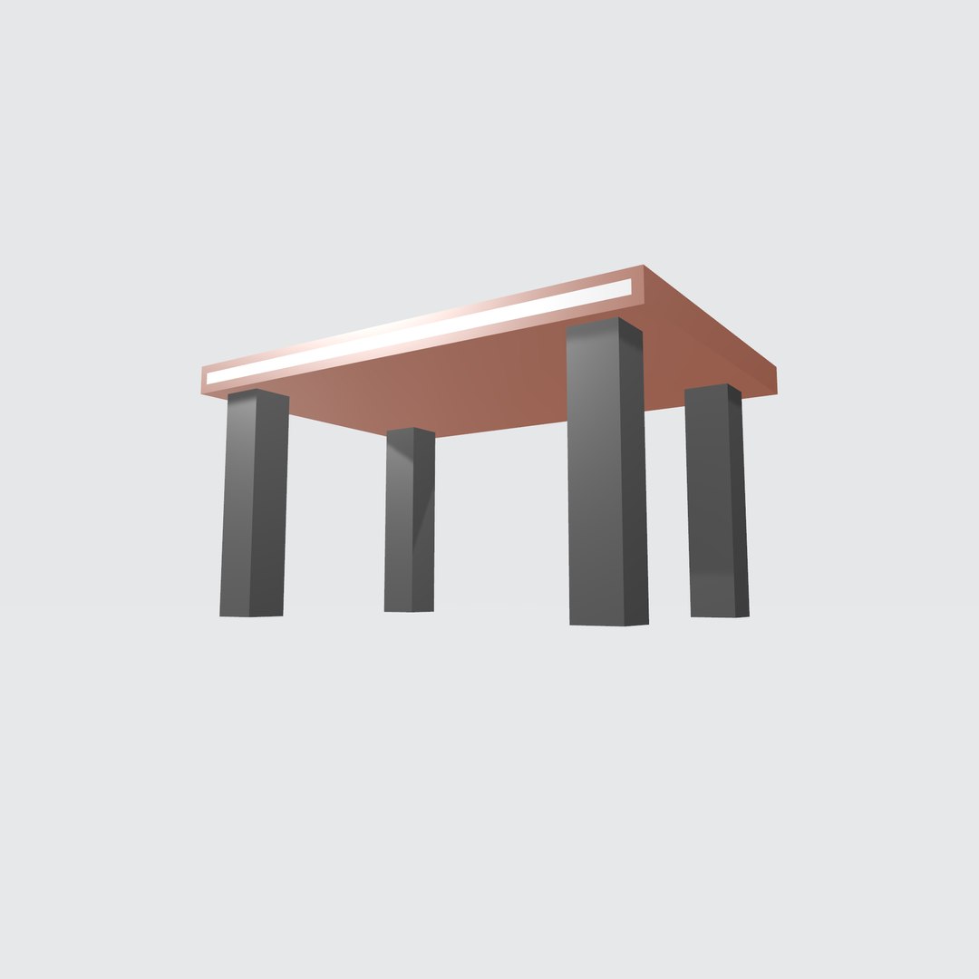 Free Easy-table 3D Model - TurboSquid 1730926