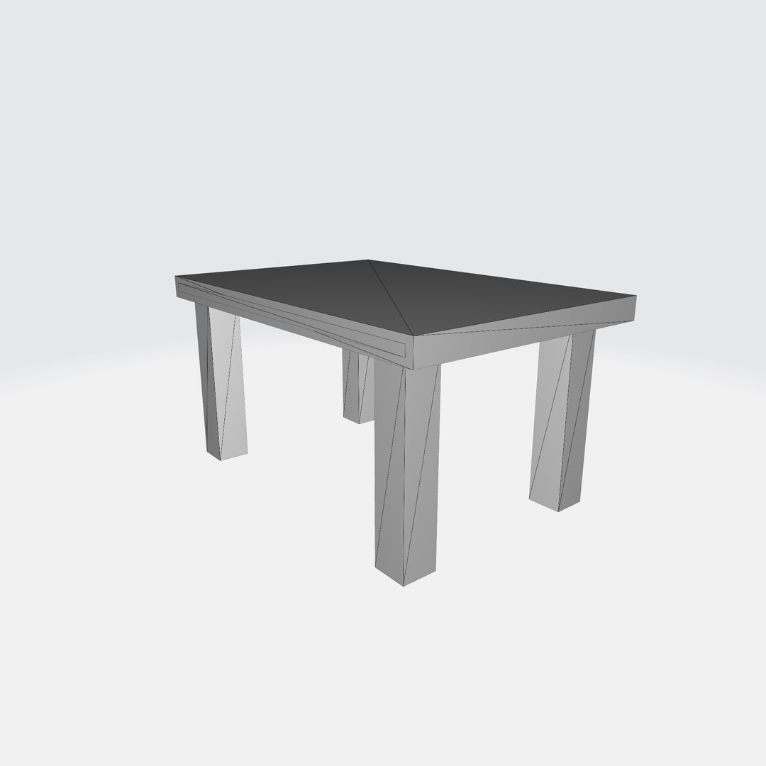 Free Easy-table 3D Model - TurboSquid 1730926