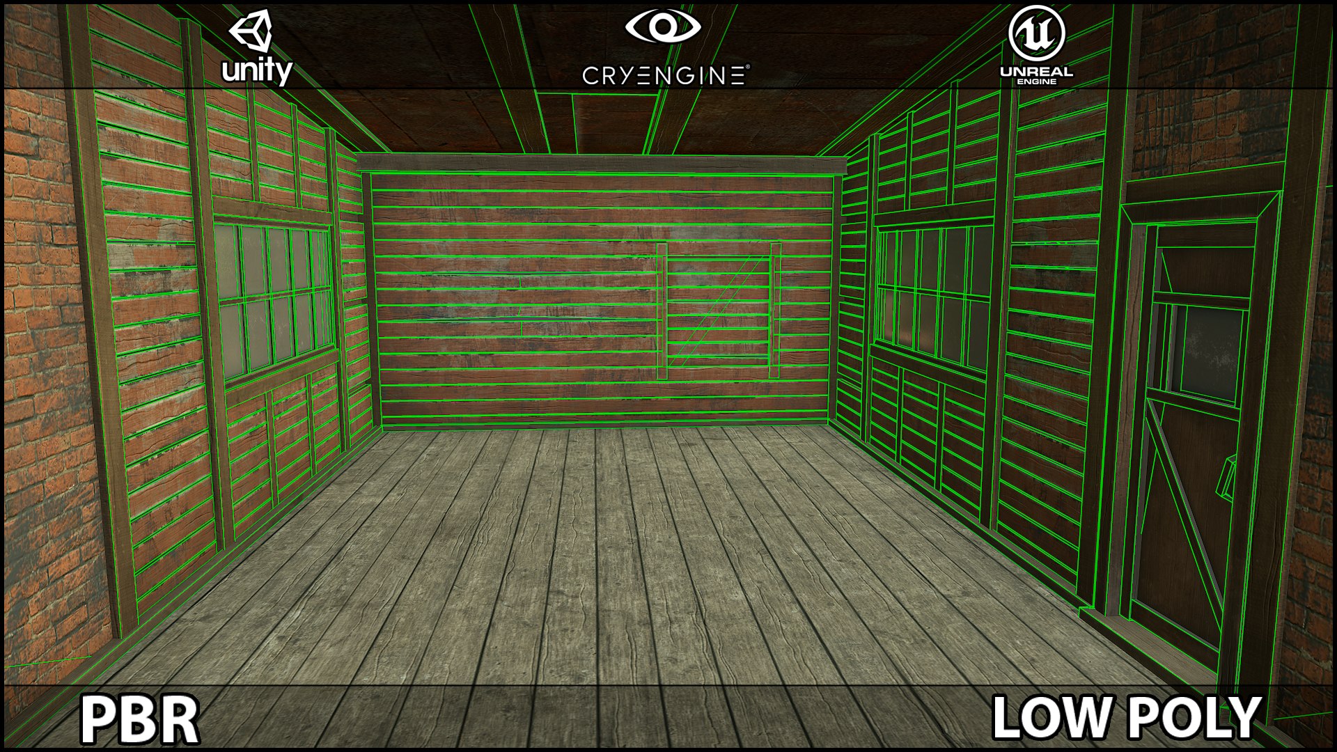 Brick Hut Pbr 3D Model - TurboSquid 1279258