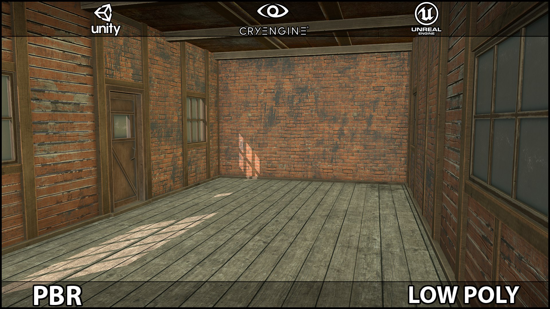 Brick Hut Pbr 3D Model - TurboSquid 1279258