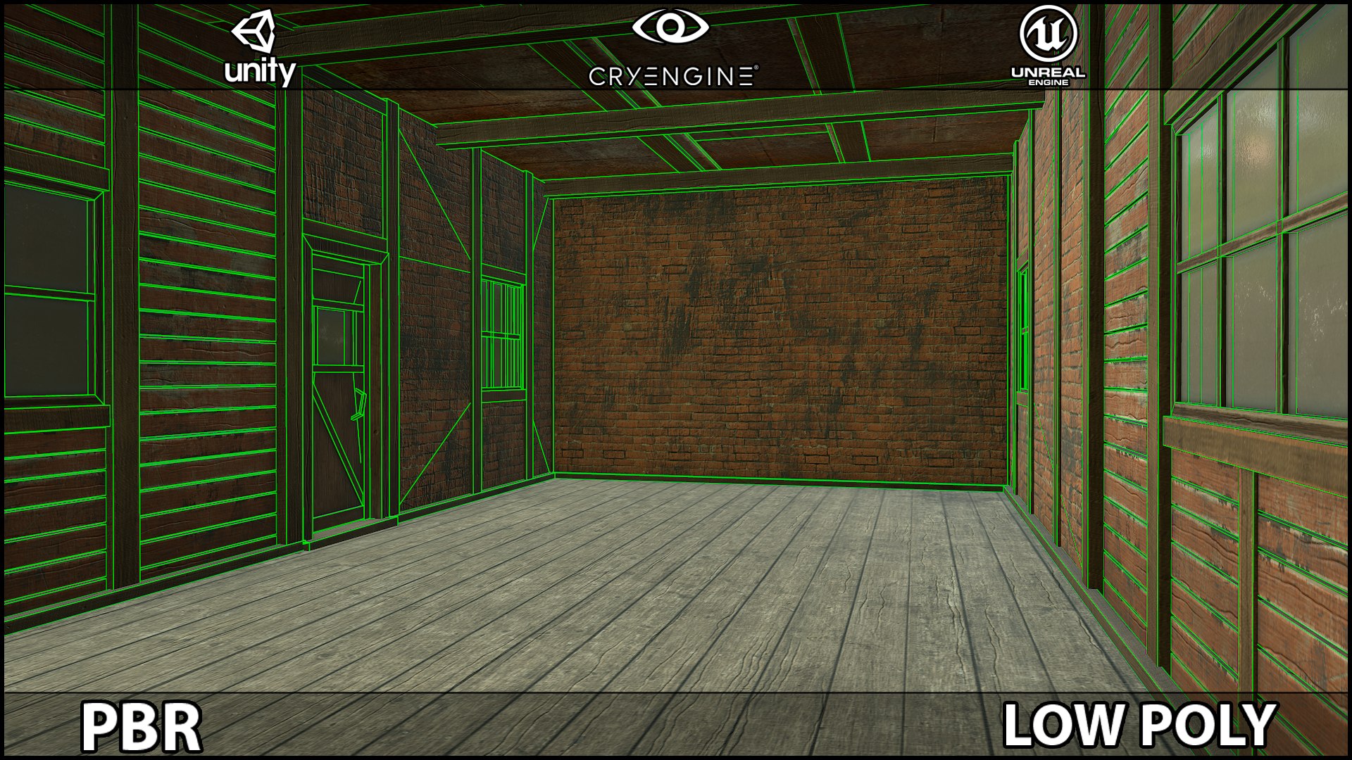 Brick Hut Pbr 3D Model - TurboSquid 1279258