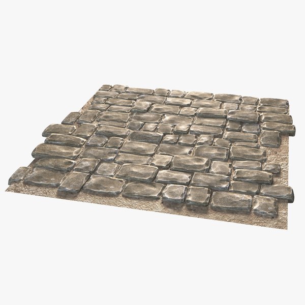cobble stone block 3d model