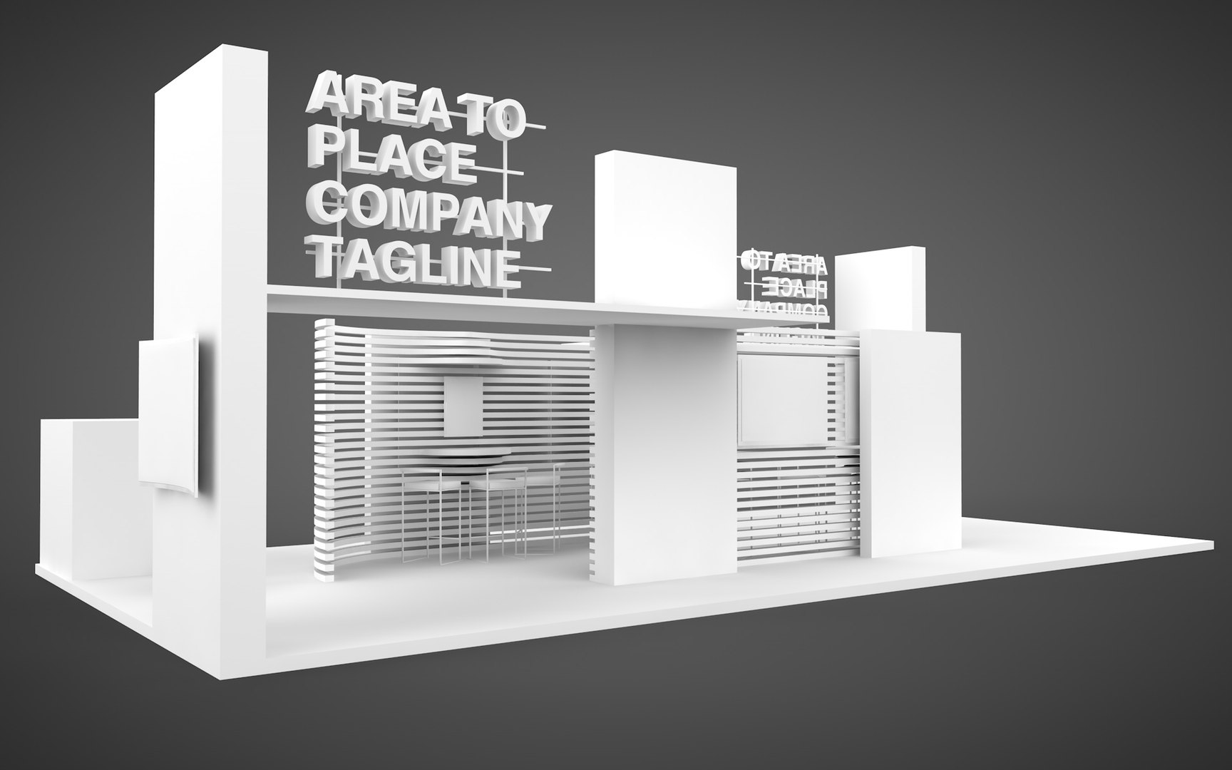 3D Model Stand Exhibition - TurboSquid 1198038