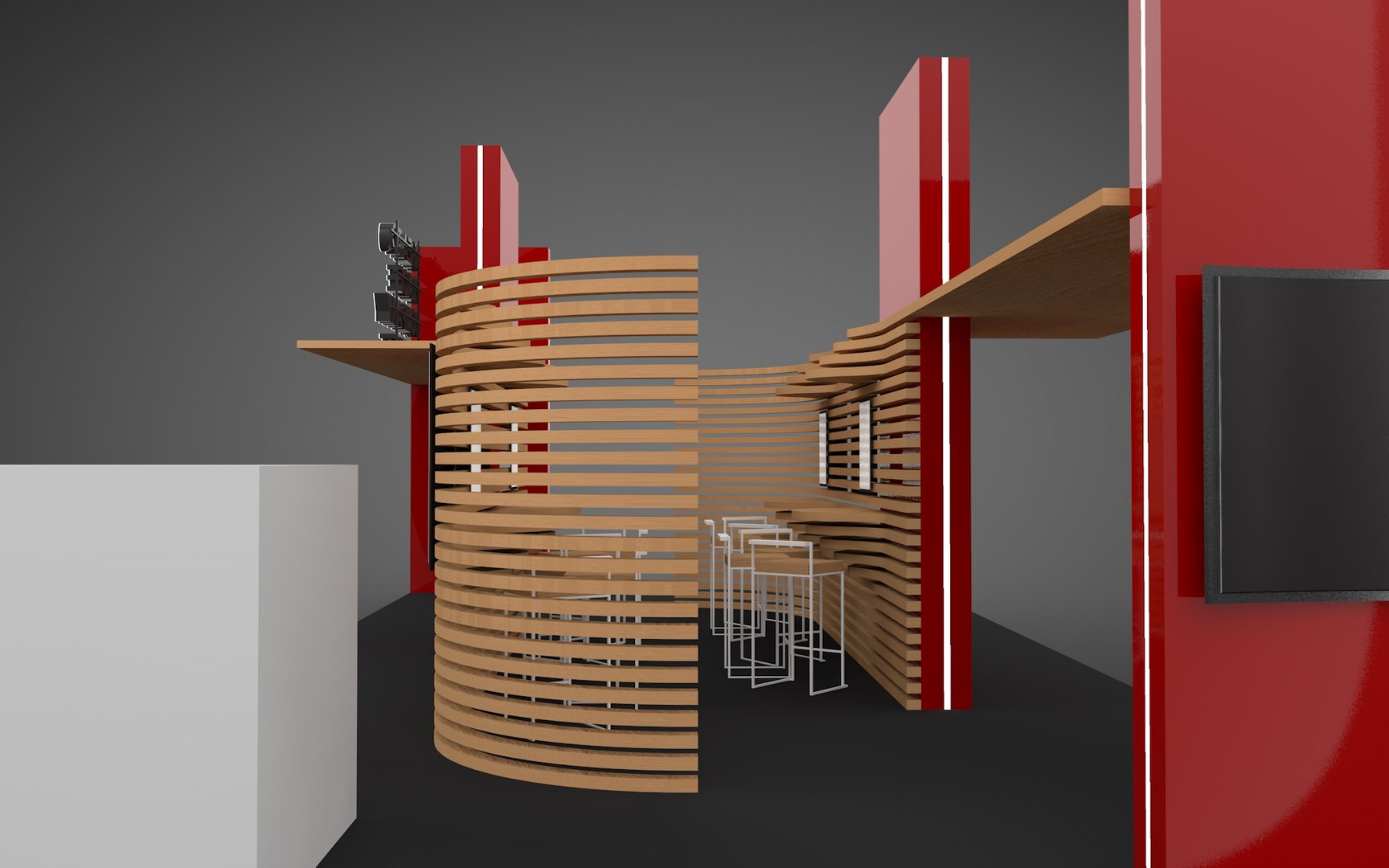 3D Model Stand Exhibition - TurboSquid 1198038