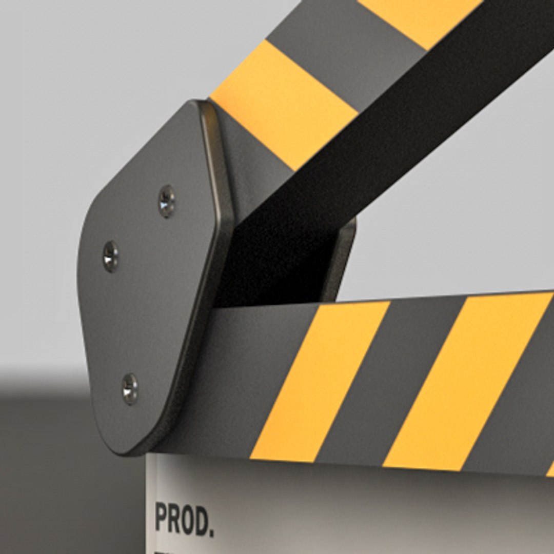 Clapboard Product 3d Model