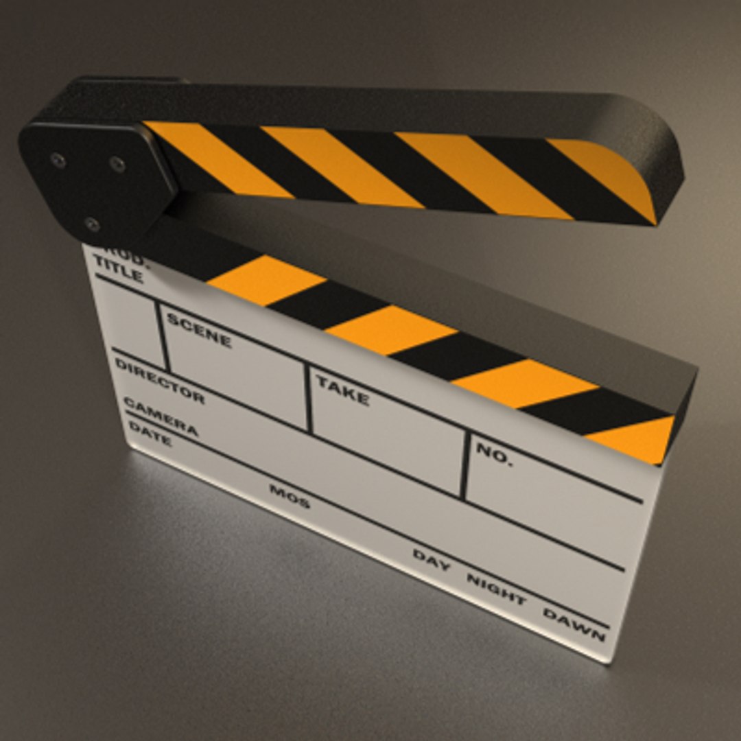 Clapboard Product 3d Model