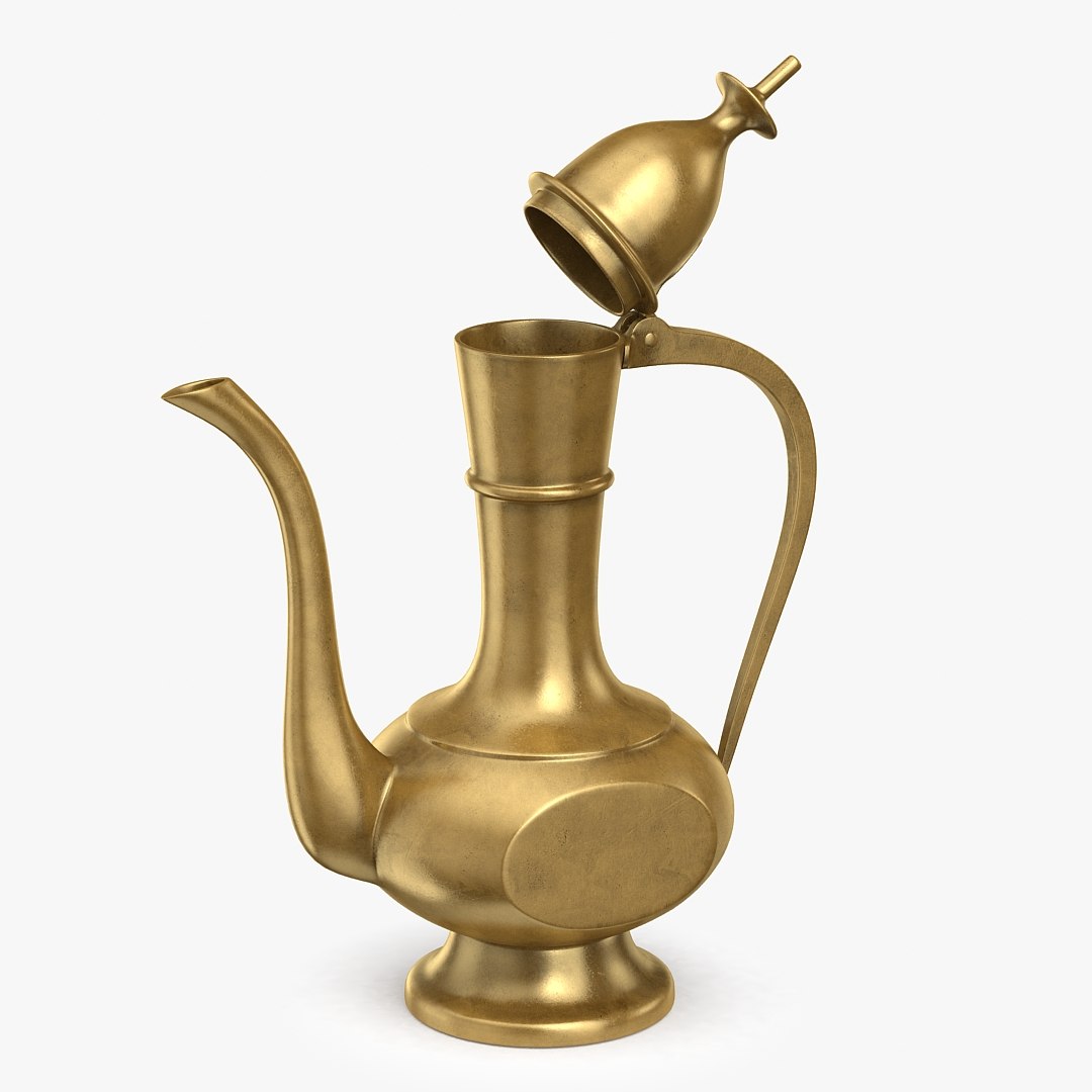 Teapot Tea Dallah Model - TurboSquid 1404198