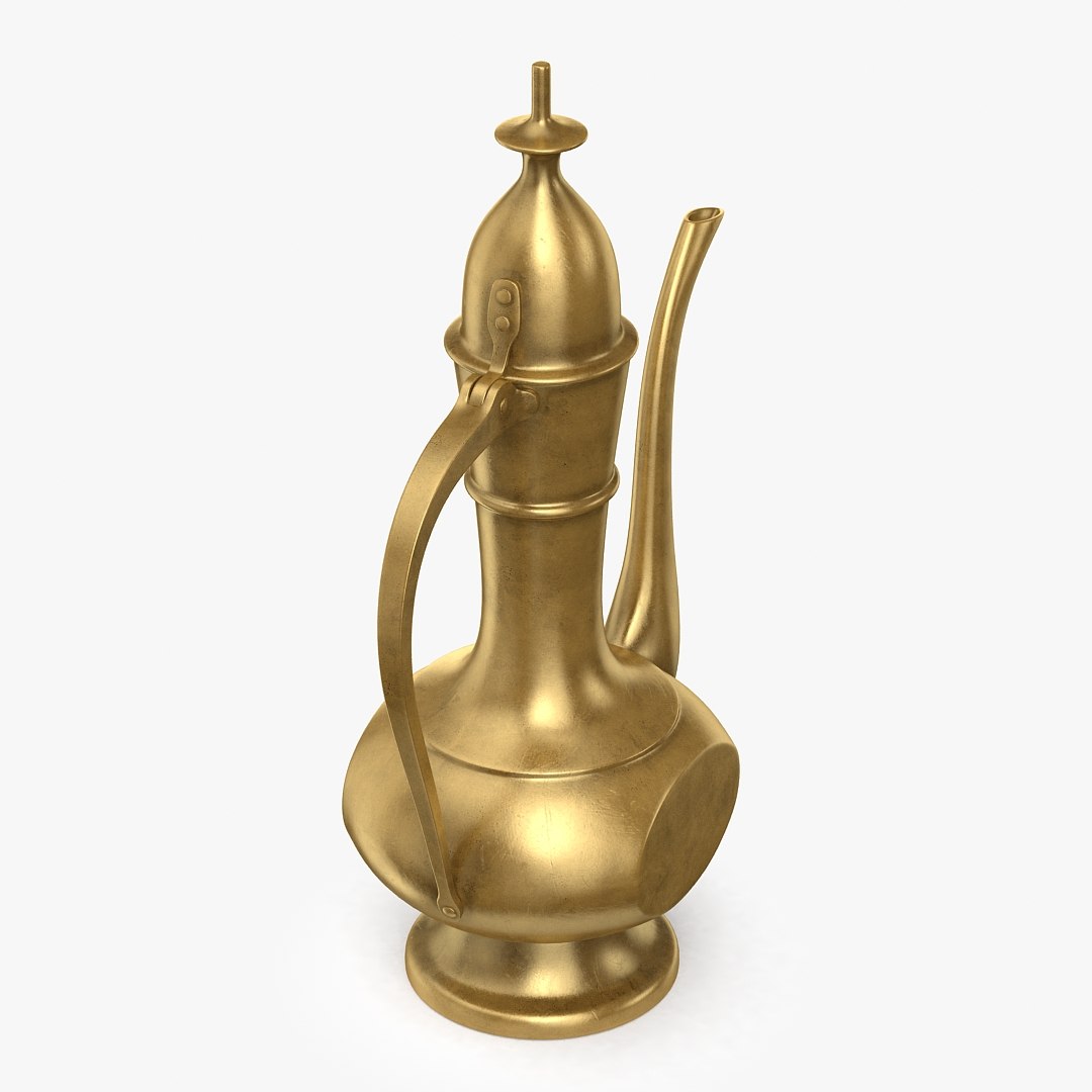 Teapot Tea Dallah Model - TurboSquid 1404198