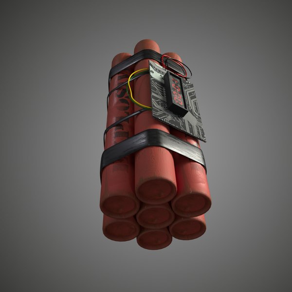 Dynamite 3D model - TurboSquid 1210494