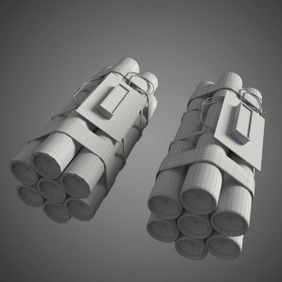 Dynamite 3D Model - TurboSquid 1210494