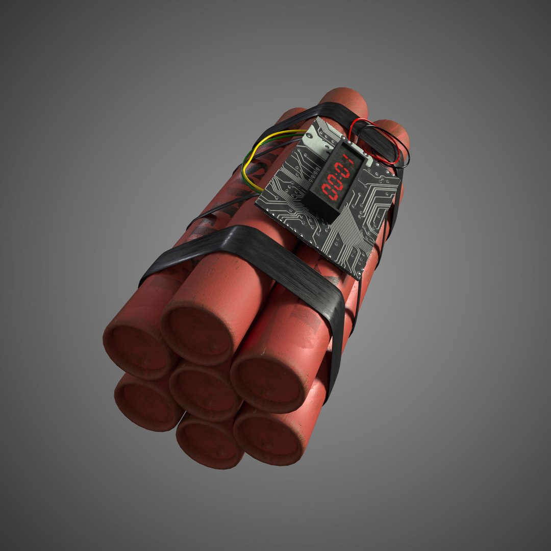 Dynamite 3D Model - TurboSquid 1210494