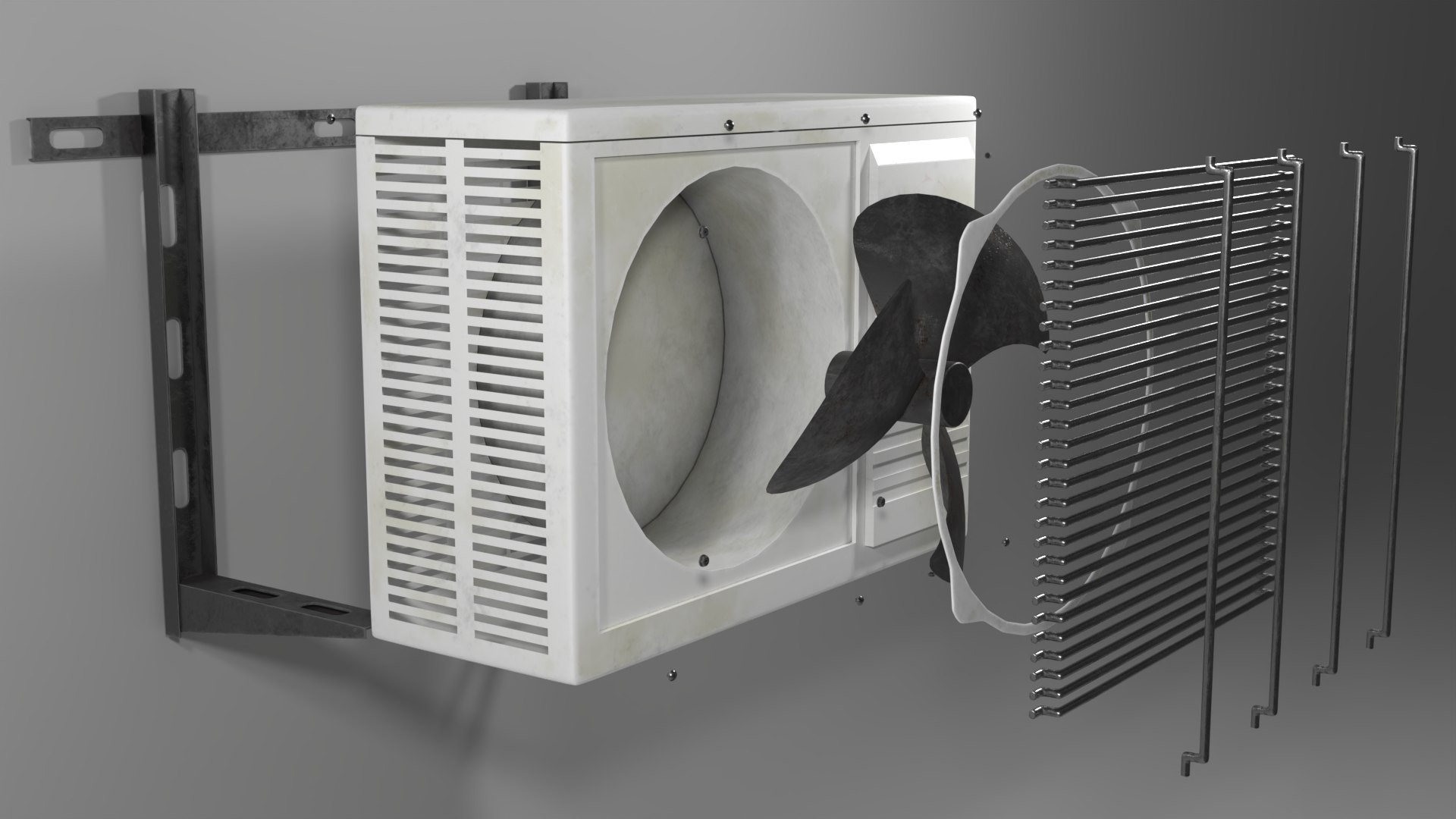 Free 3D Ac Fan Model - TurboSquid 1621246