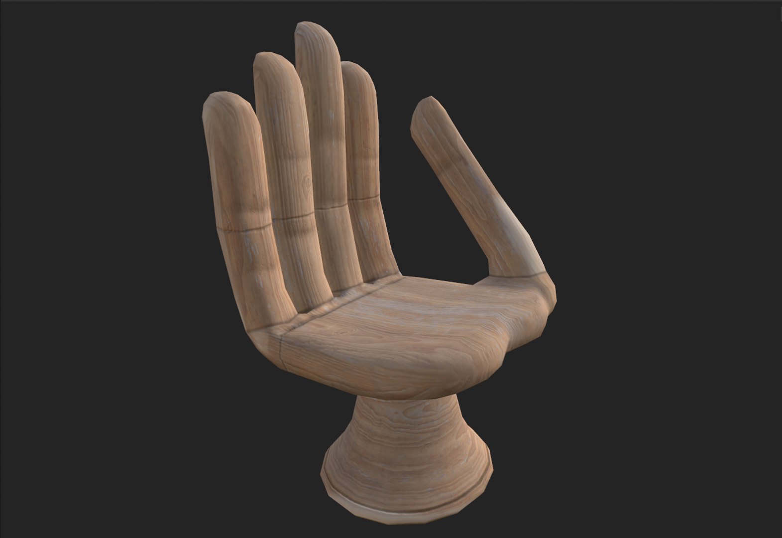 3D Friedeberg Hand Chair - TurboSquid 2011927