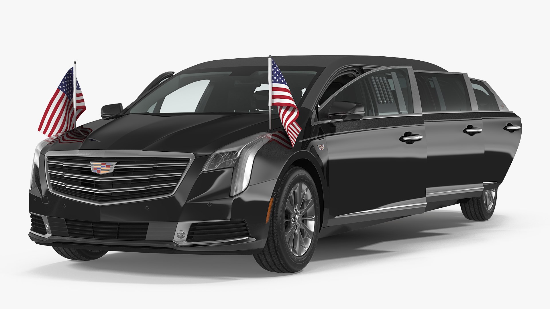 Presidential limousine cadillac ss 3D - TurboSquid 1561129