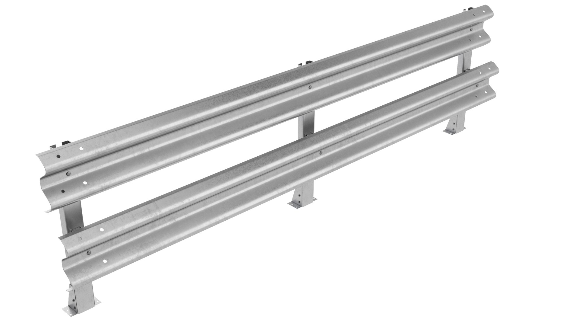 Road Safety Barrier Model - TurboSquid 2076335