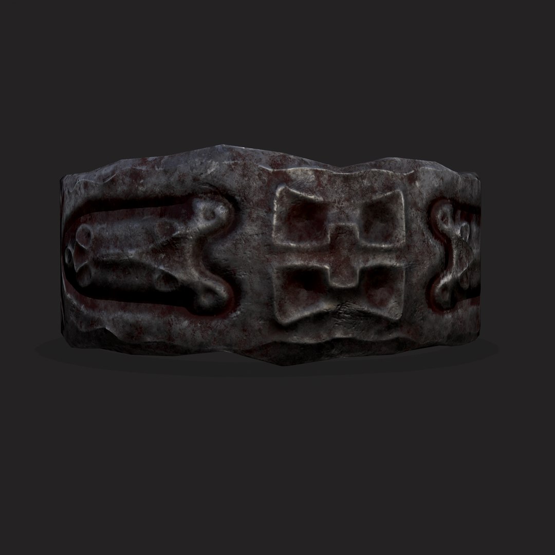 Rusting Medieval Iron Ring 3D model - TurboSquid 1908825