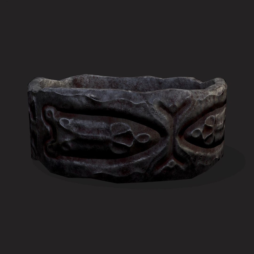 Rusting Medieval Iron Ring 3D model - TurboSquid 1908825