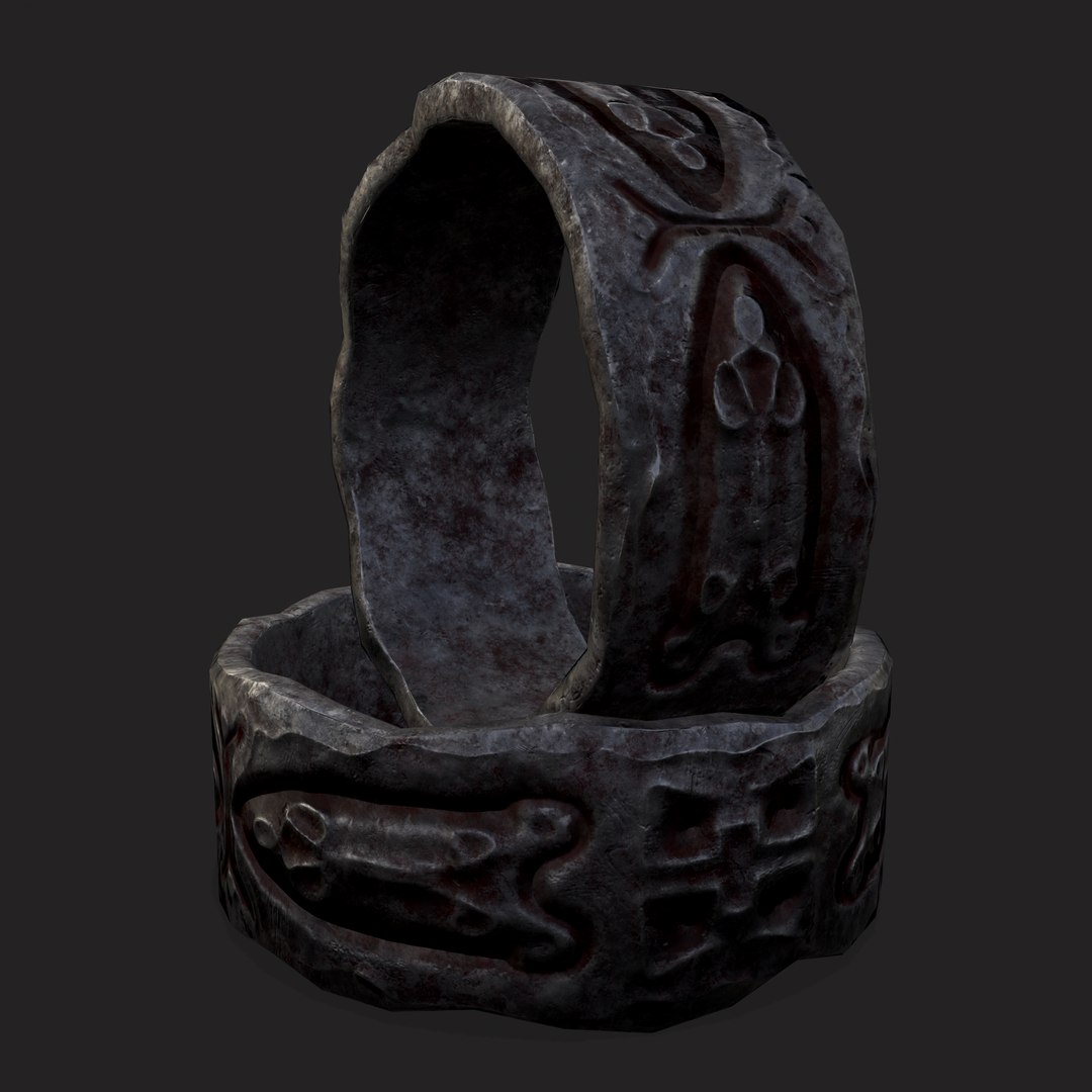 Rusting Medieval Iron Ring 3D model - TurboSquid 1908825