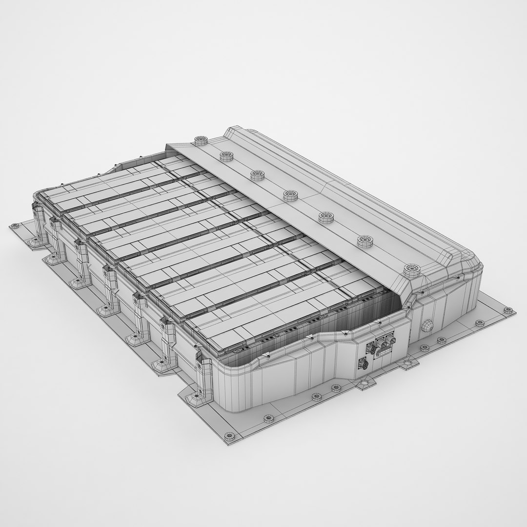 3D Model Electric Cars Battery Generic 03 - TurboSquid 1774494