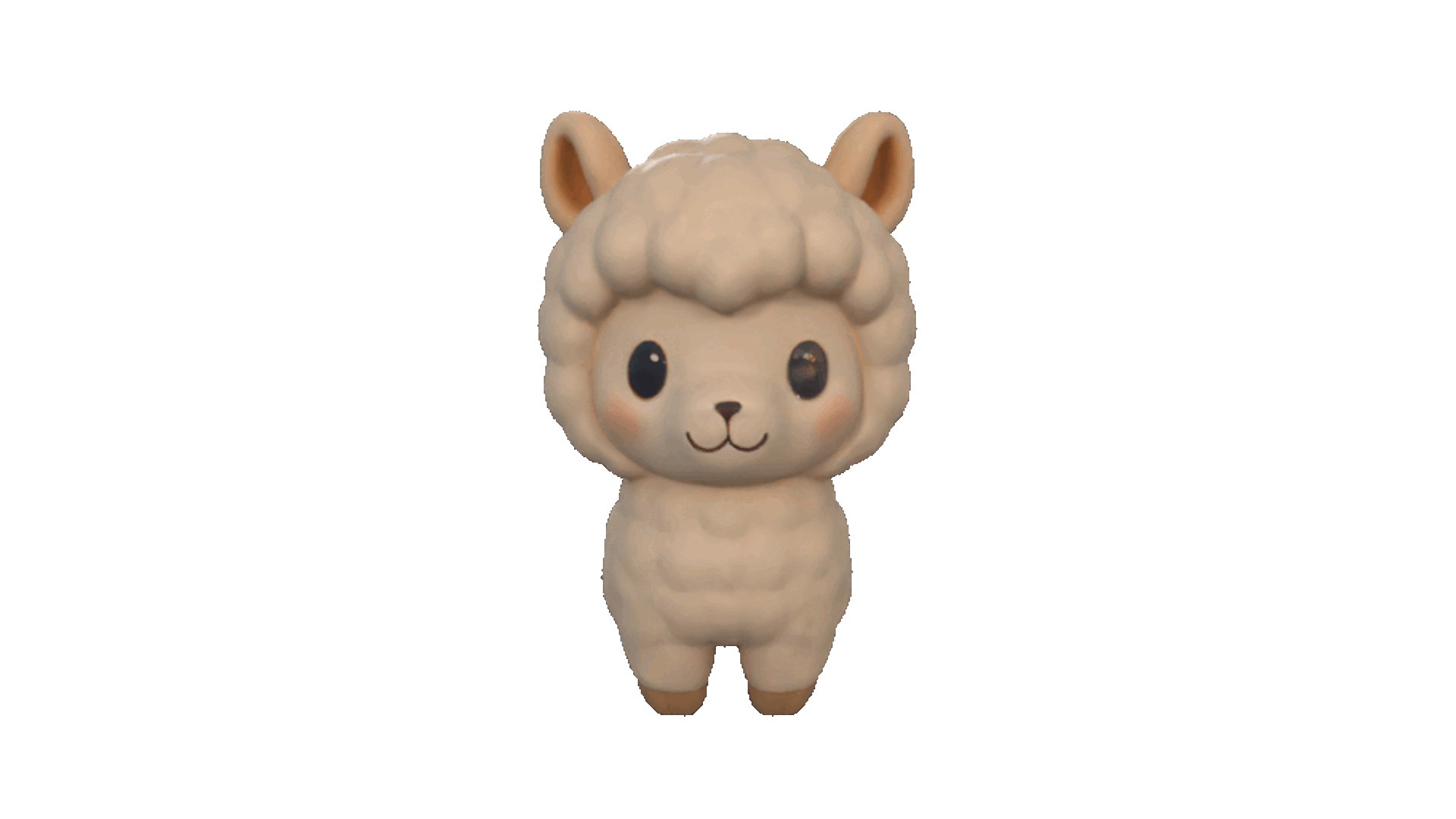 3D Q-version Alpaca Model - TurboSquid 2396262