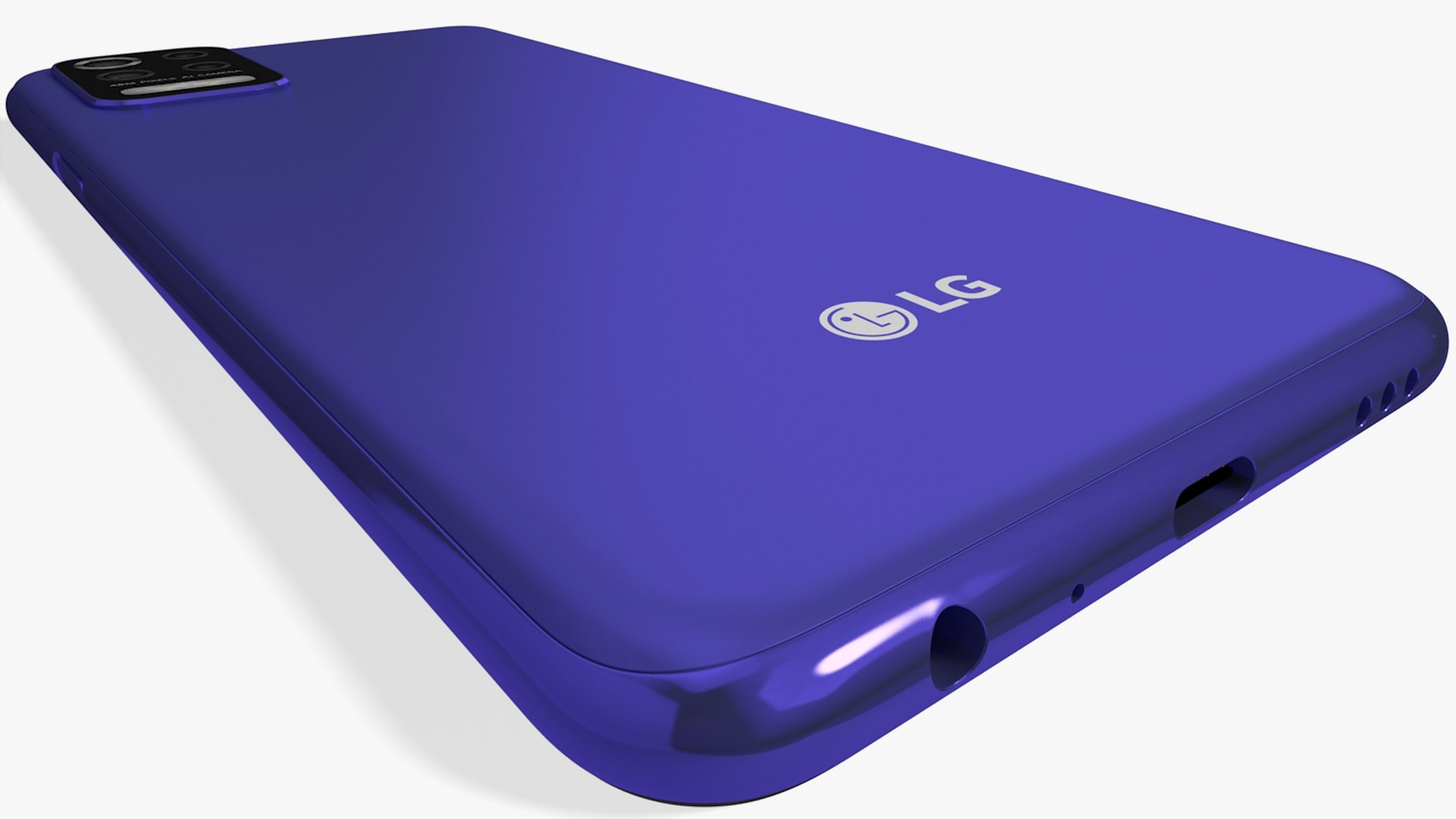 3D Model Realistic Lg K52 Blue - TurboSquid 1633461