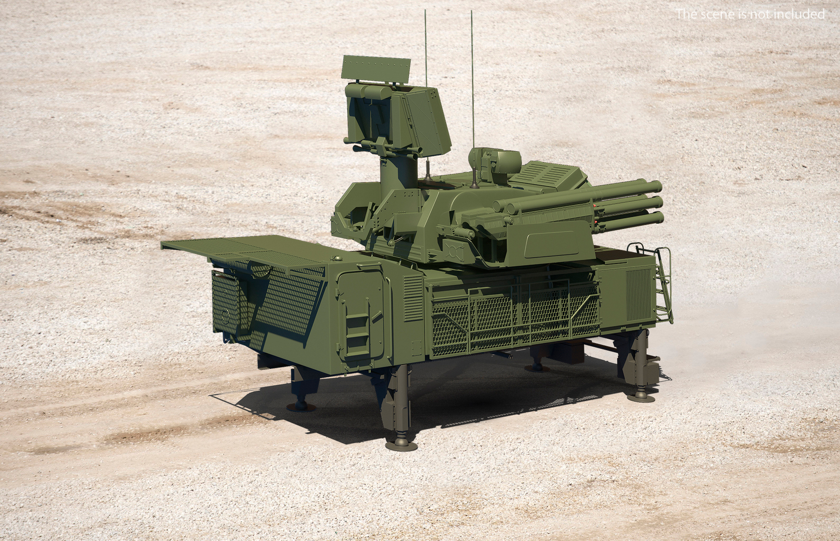 Air defence pantsir s1 3D model - TurboSquid 1485084