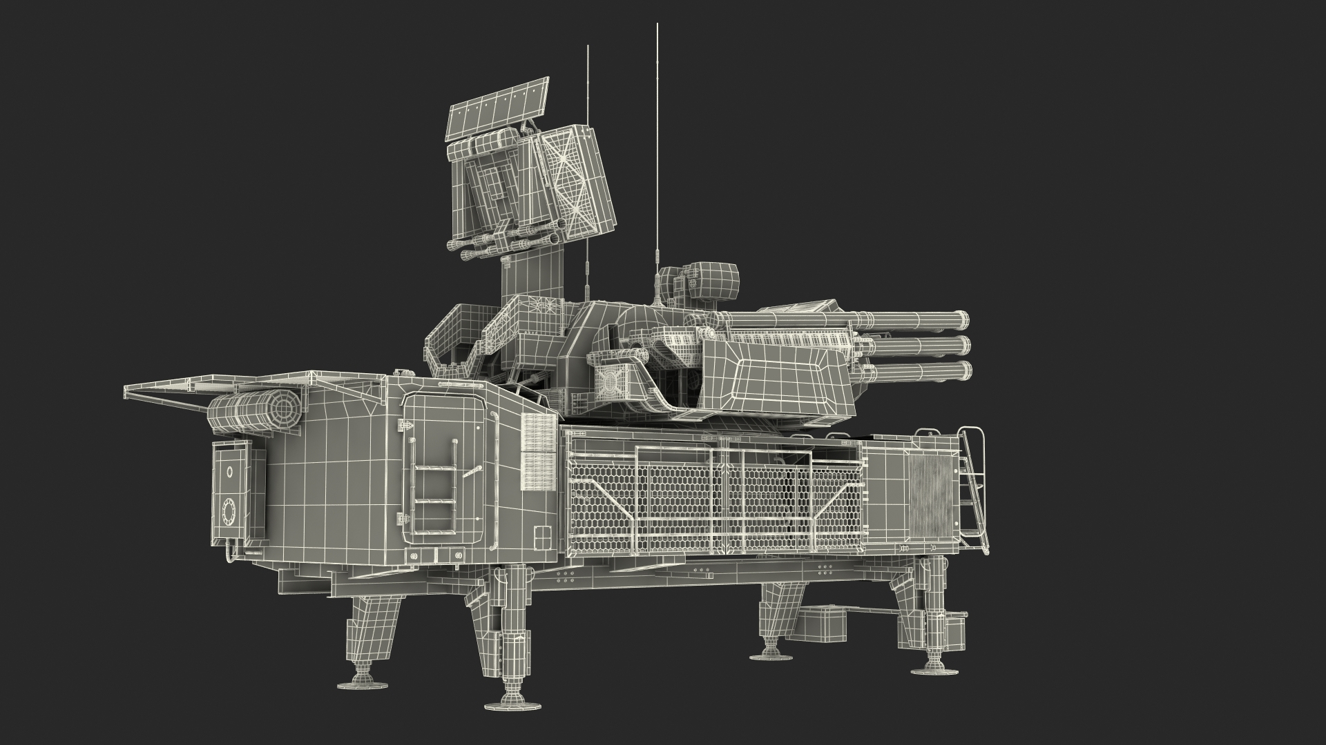 Air Defence Pantsir S1 3D Model - TurboSquid 1485084