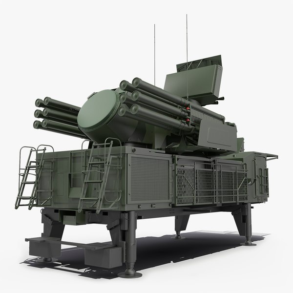Air defence pantsir s1 3D model - TurboSquid 1485084