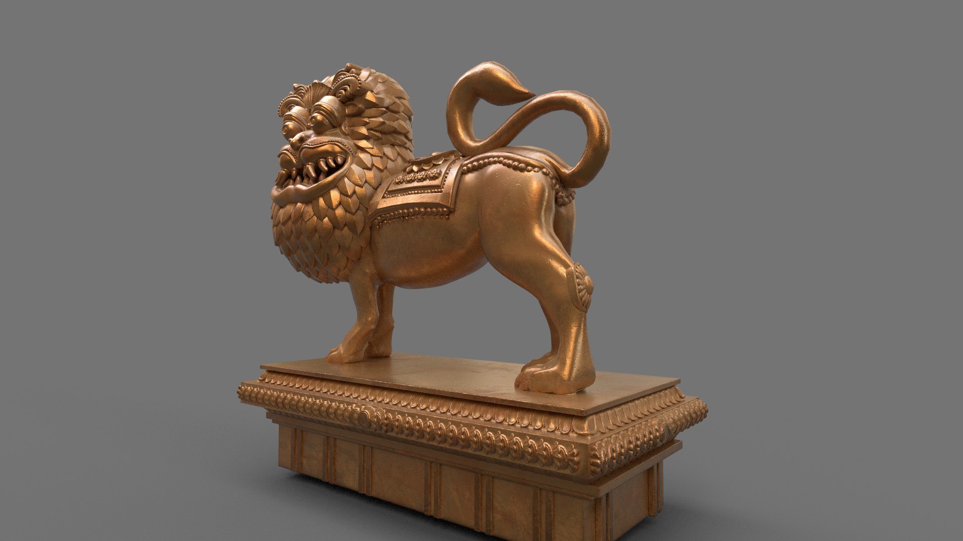 3D Yazhi Statue - TurboSquid 2078450