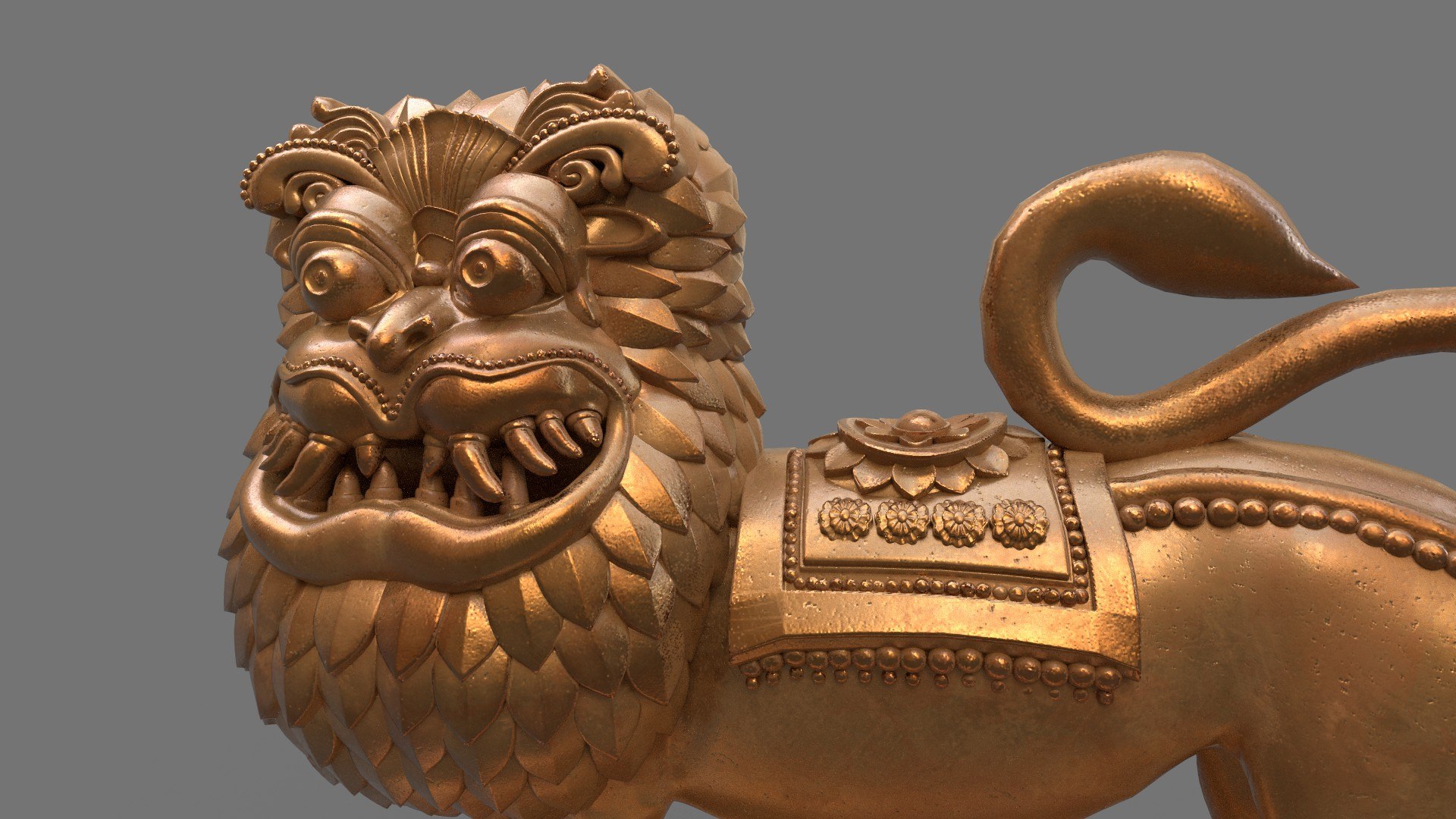 3D Yazhi Statue - TurboSquid 2078450