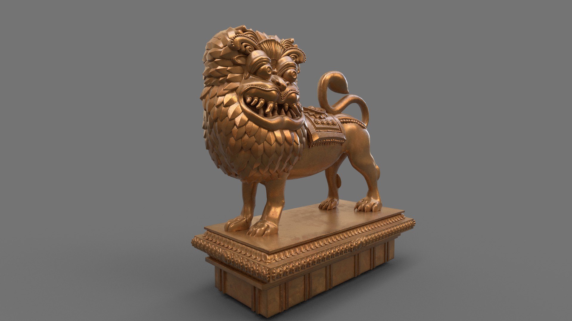 3D Yazhi Statue - TurboSquid 2078450