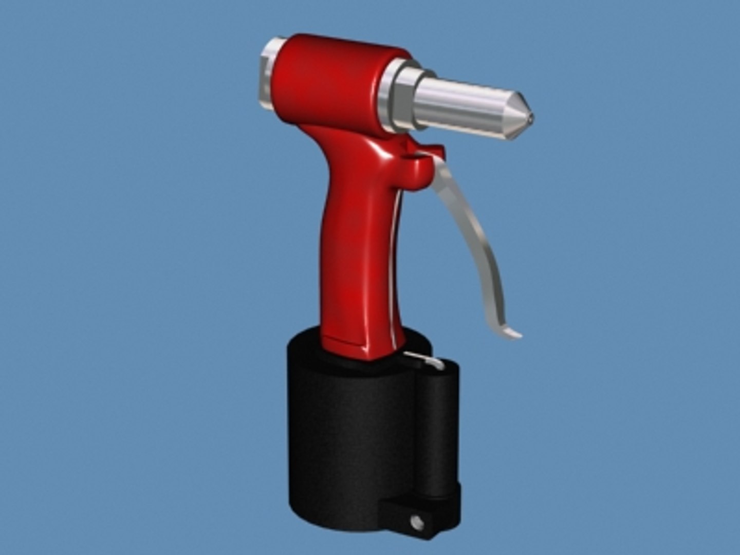 3d model gun air riveter