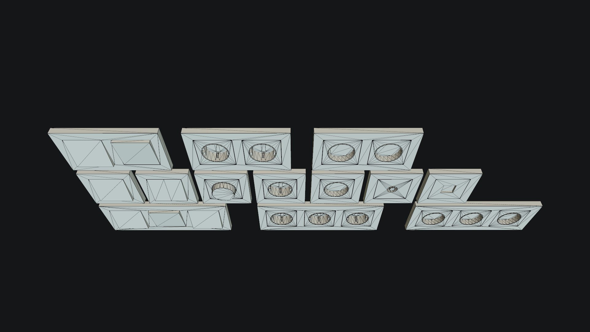 3D Model Low-poly Electrical Switches Outlets - TurboSquid 1533358