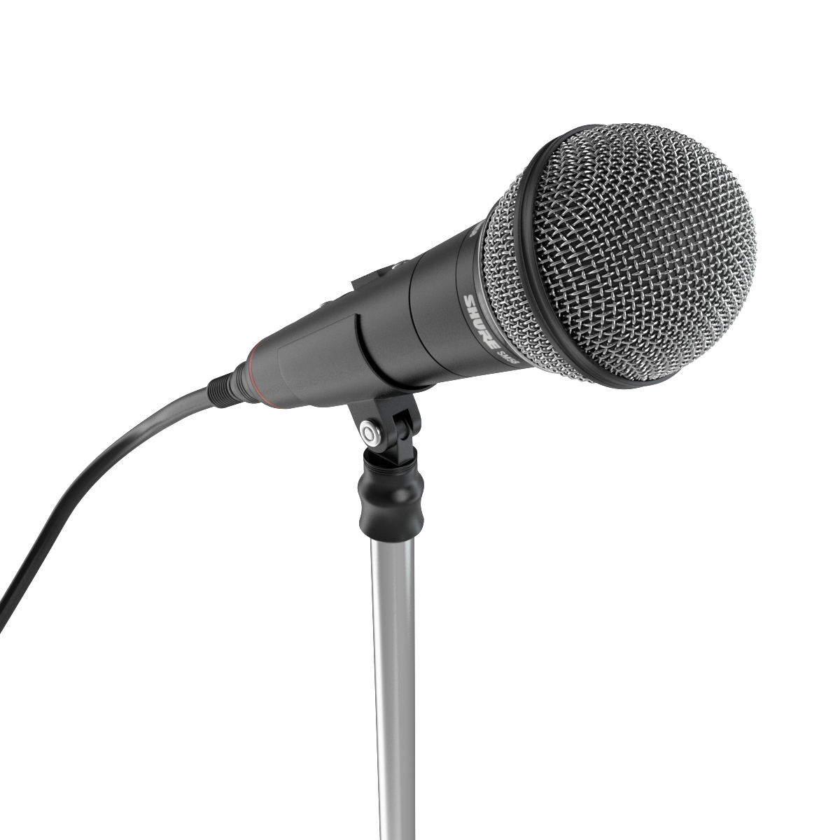 3d microphone mesh model