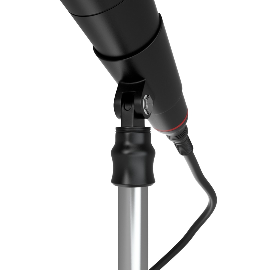 3d Microphone Mesh Model